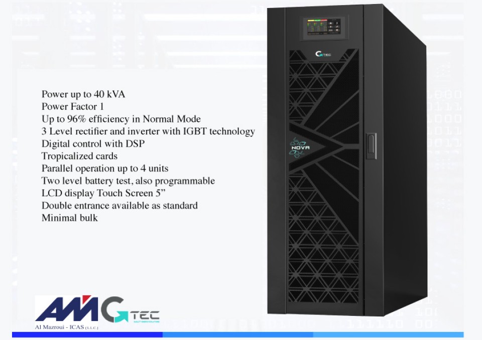 Uninterruptible Power Supply - GTEC | Al Mazroui Group